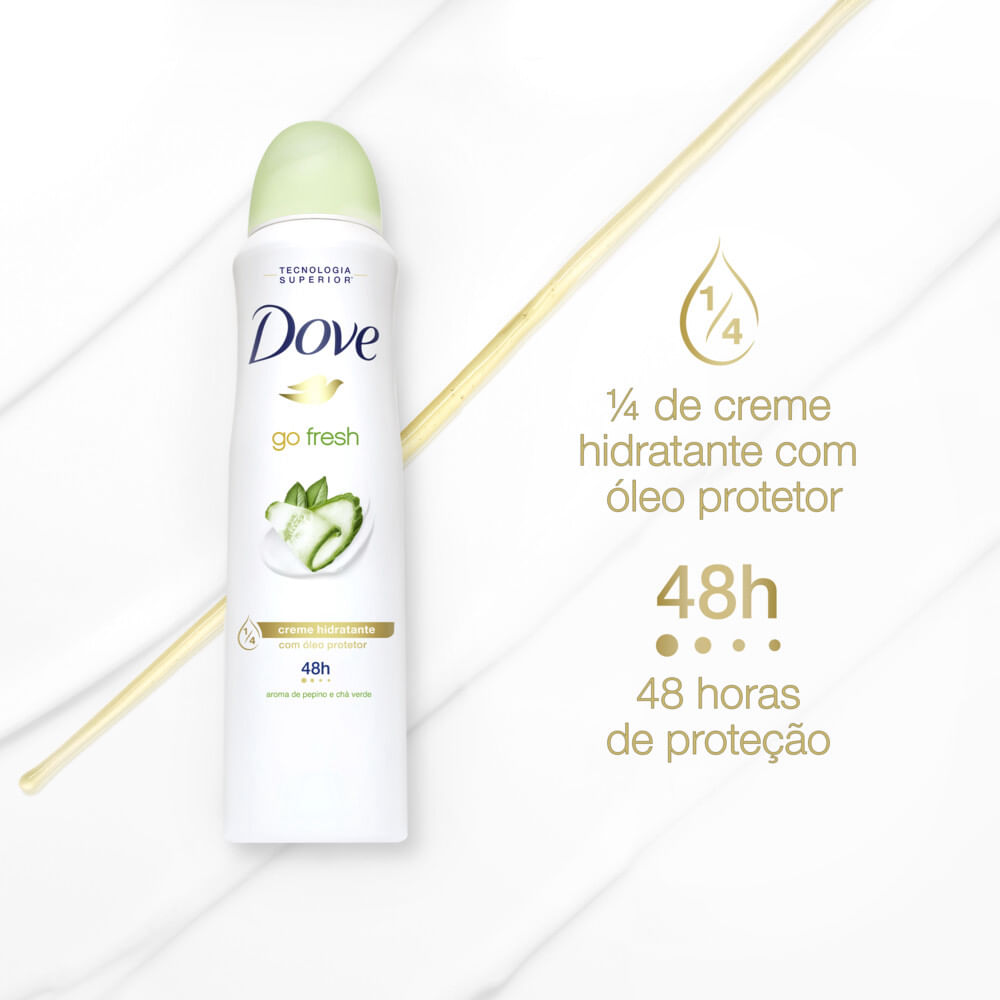 Des.Dove Aero Fem.Go Fresh Pepino 87gr - aliancaatacadista